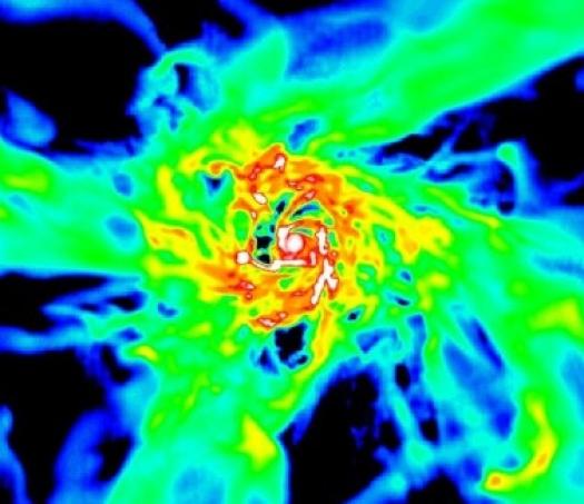 Galaxy Simulation Animation Available Mcdonald Observatory